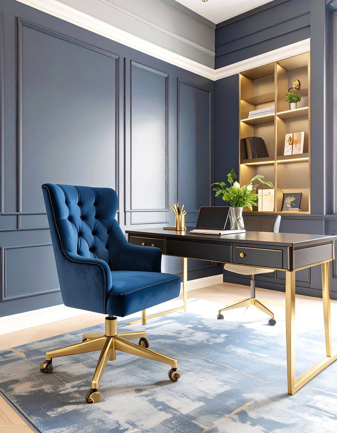 30 Professional Dark Office Ideas for Focus and Style - We Love Home Blog