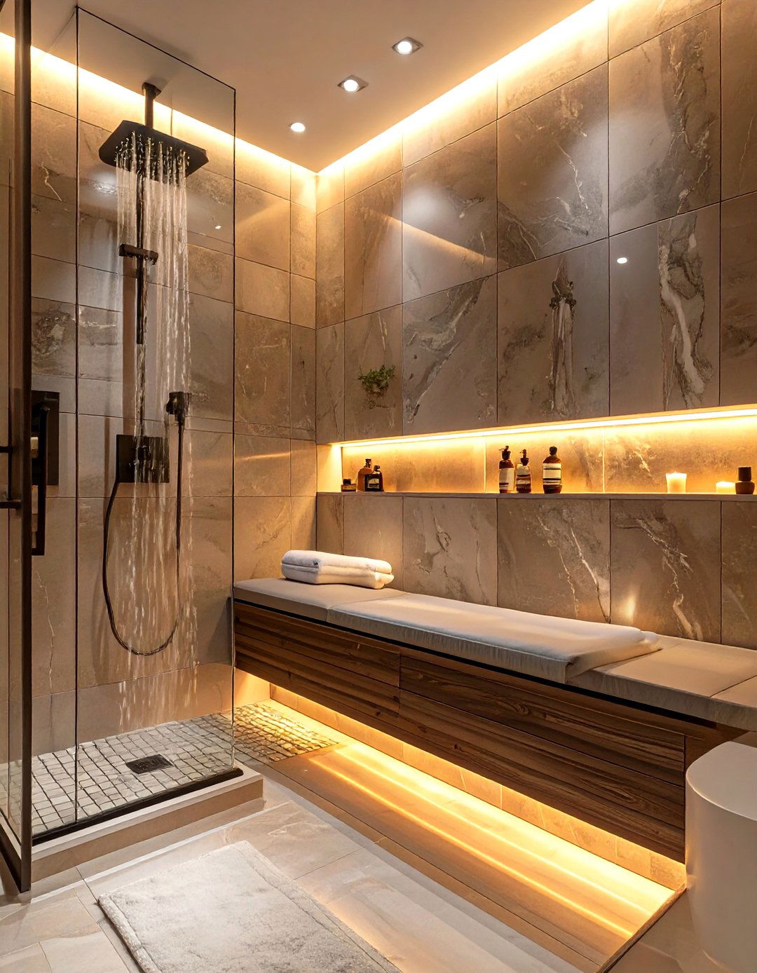 30 Stunning Bathroom Walk In Shower Ideas for Luxury - We Love Home Blog