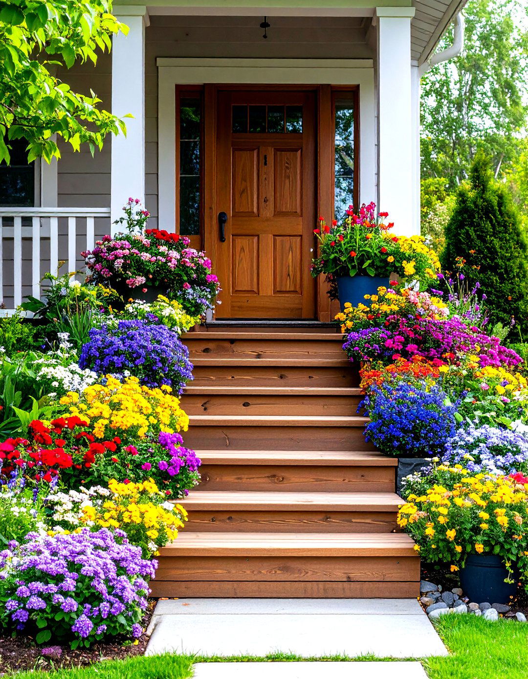 30 Front Porch Steps Ideas for an Inviting Entrance - We Love Home Blog