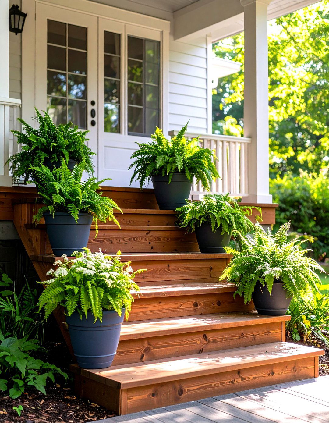 30 Practical Porch Steps Ideas for Better Curb Appeal - We Love Home Blog