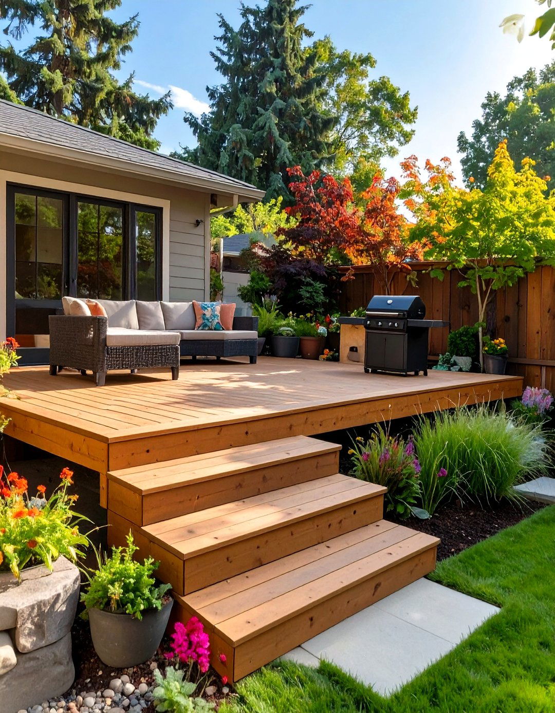 30 Simple Small Deck Ideas for Tiny Outdoor Spaces - We Love Home Blog