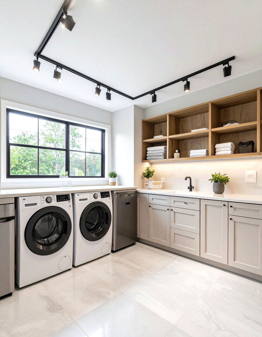 30 Laundry Room Lighting Ideas to Brighten the Space - We Love Home Blog
