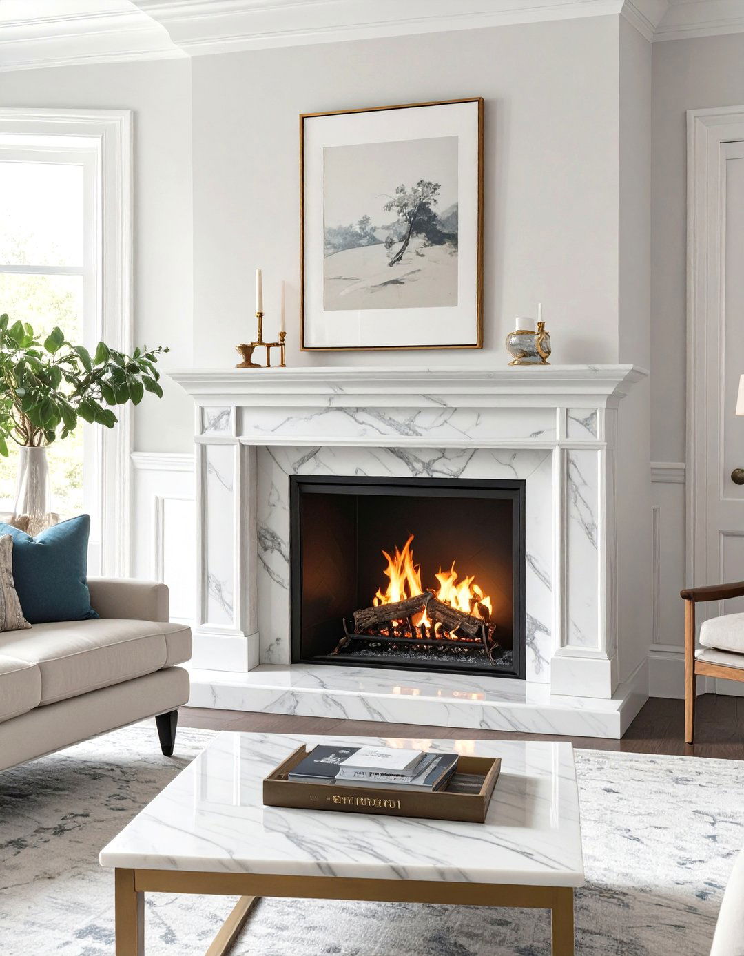 30 Small Living Room Fireplace Ideas for a Cozy Home - We Love Home Blog