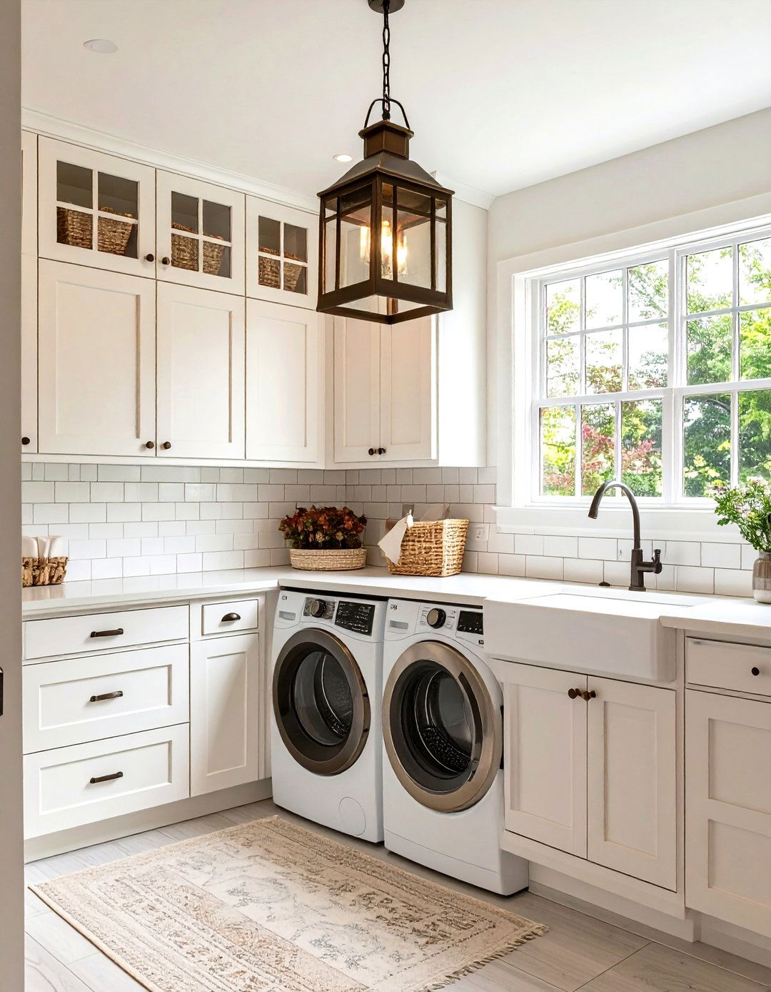 30 Laundry Room Lighting Ideas to Brighten the Space - We Love Home Blog