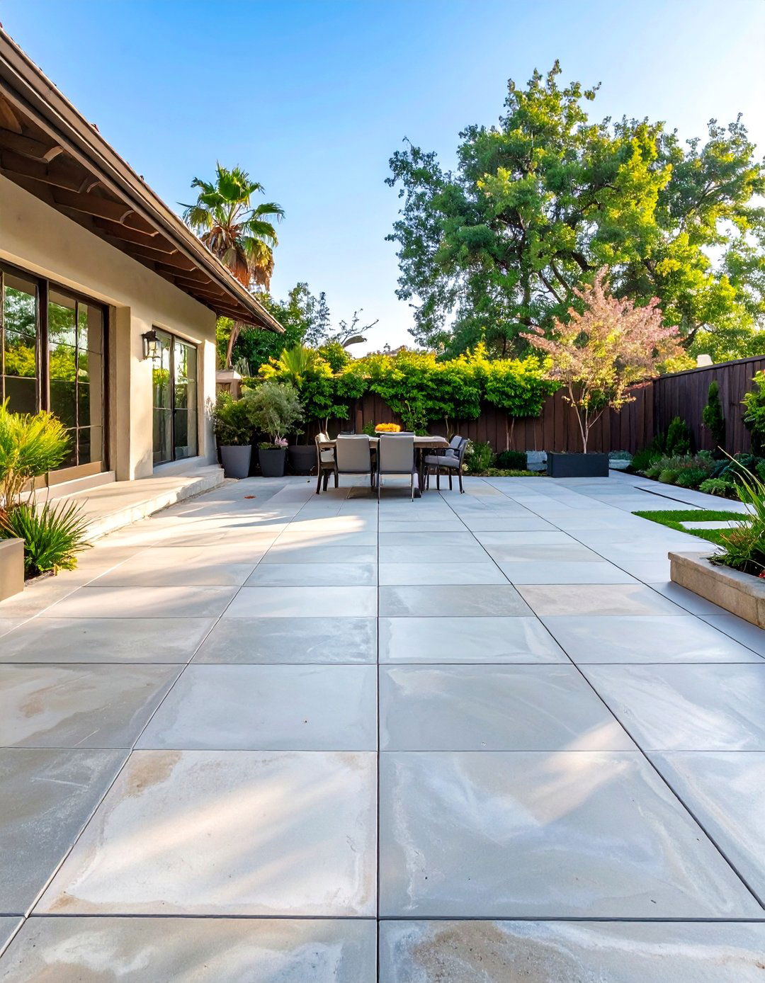 30 Cement Patio Ideas to Transform Your Outdoor Space - We Love Home Blog