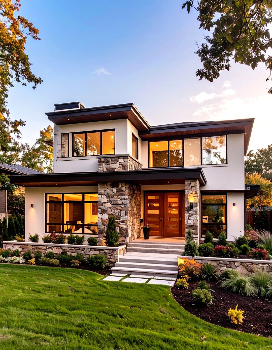 30 Two Storey Modern House Design Ideas to Inspire - We Love Home Blog