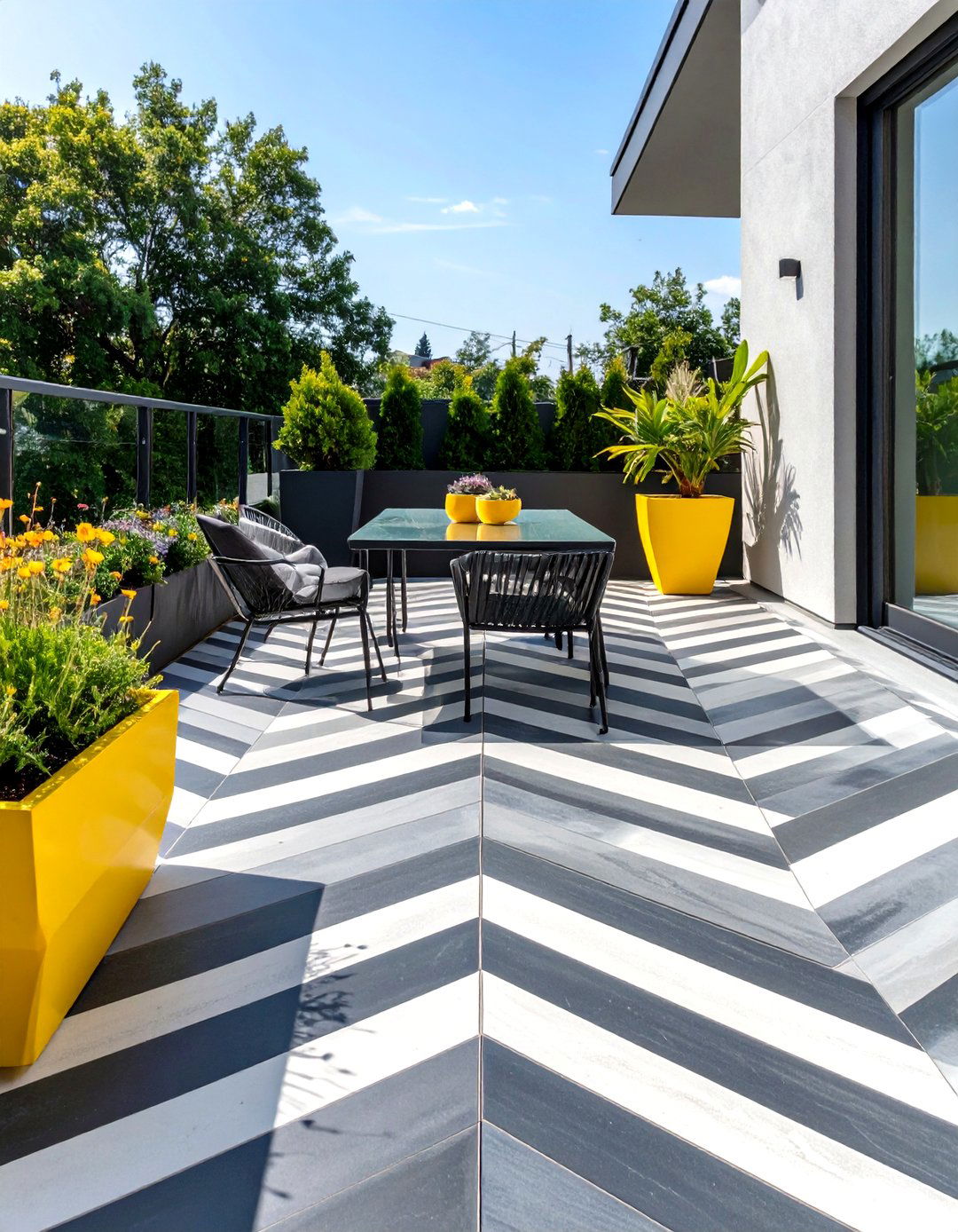 30 Modern Concrete Deck Ideas for Your Outdoor Space - We Love Home Blog