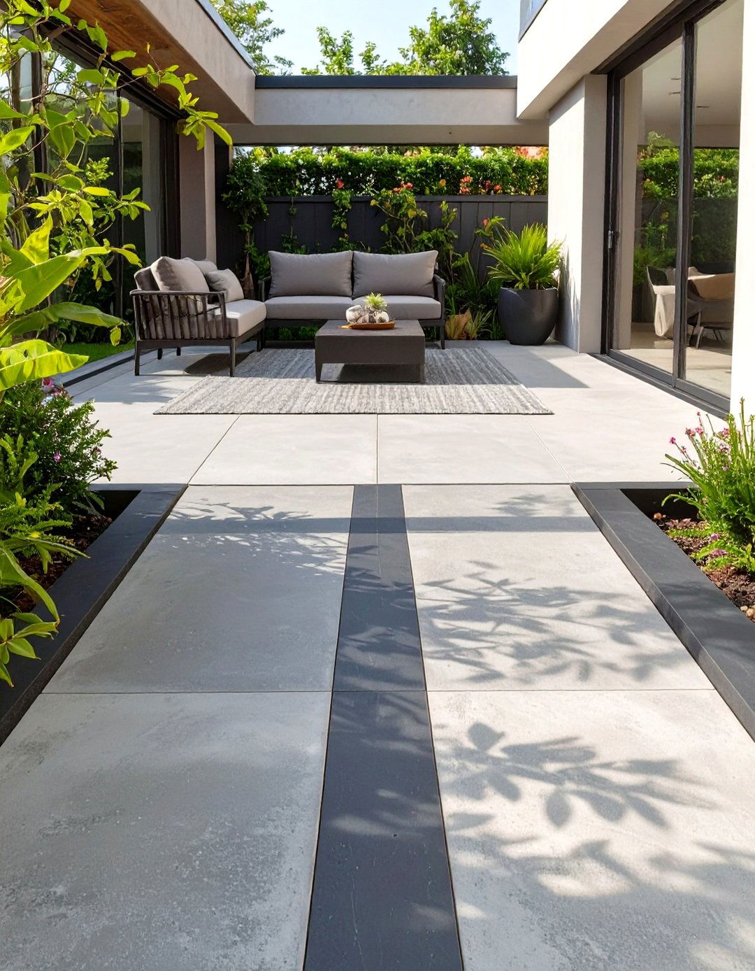 30 Modern Concrete Patio Designs to Elevate Your Yard - We Love Home Blog
