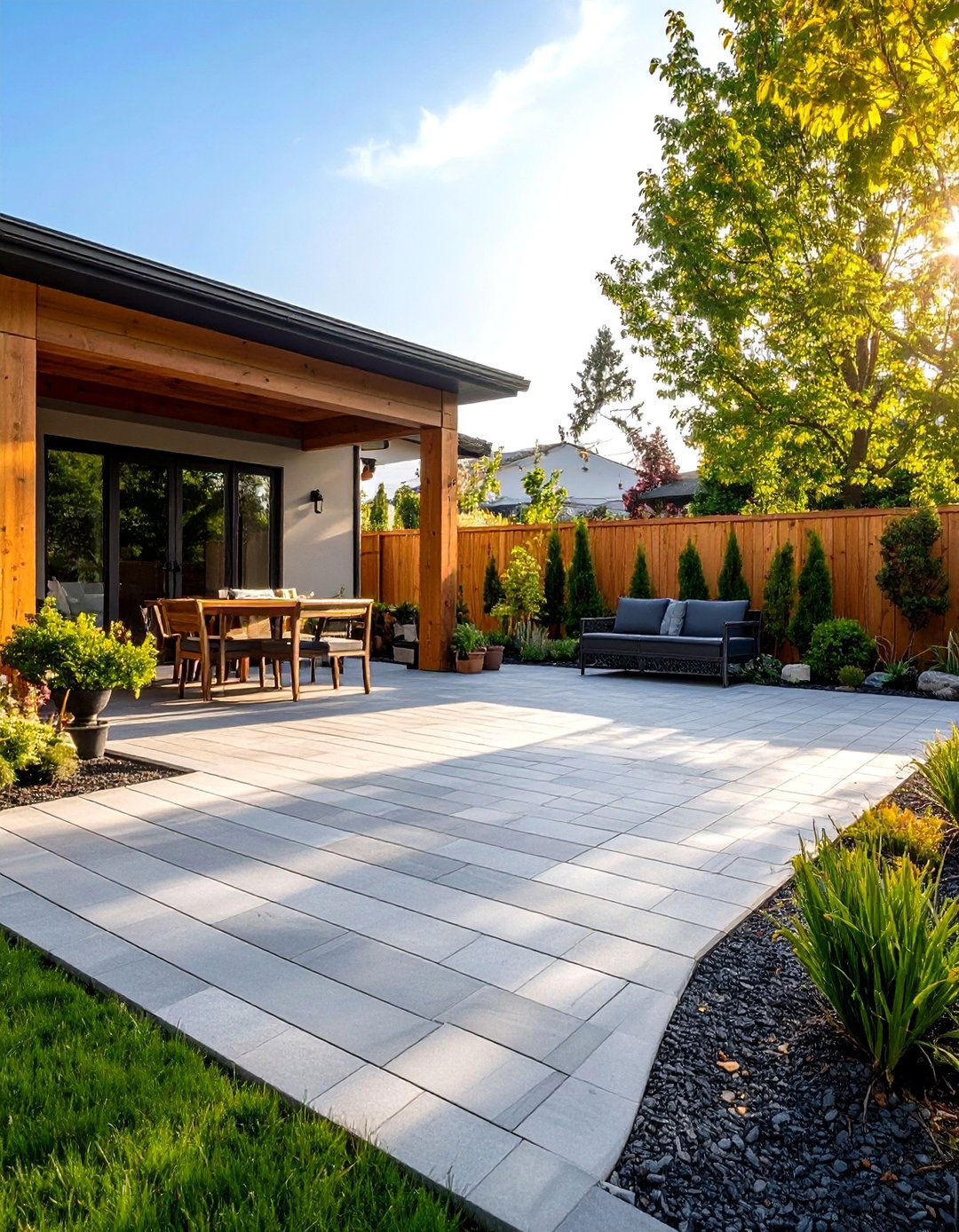 30 Paver Patio Ideas on a Budget for Your Home - We Love Home Blog