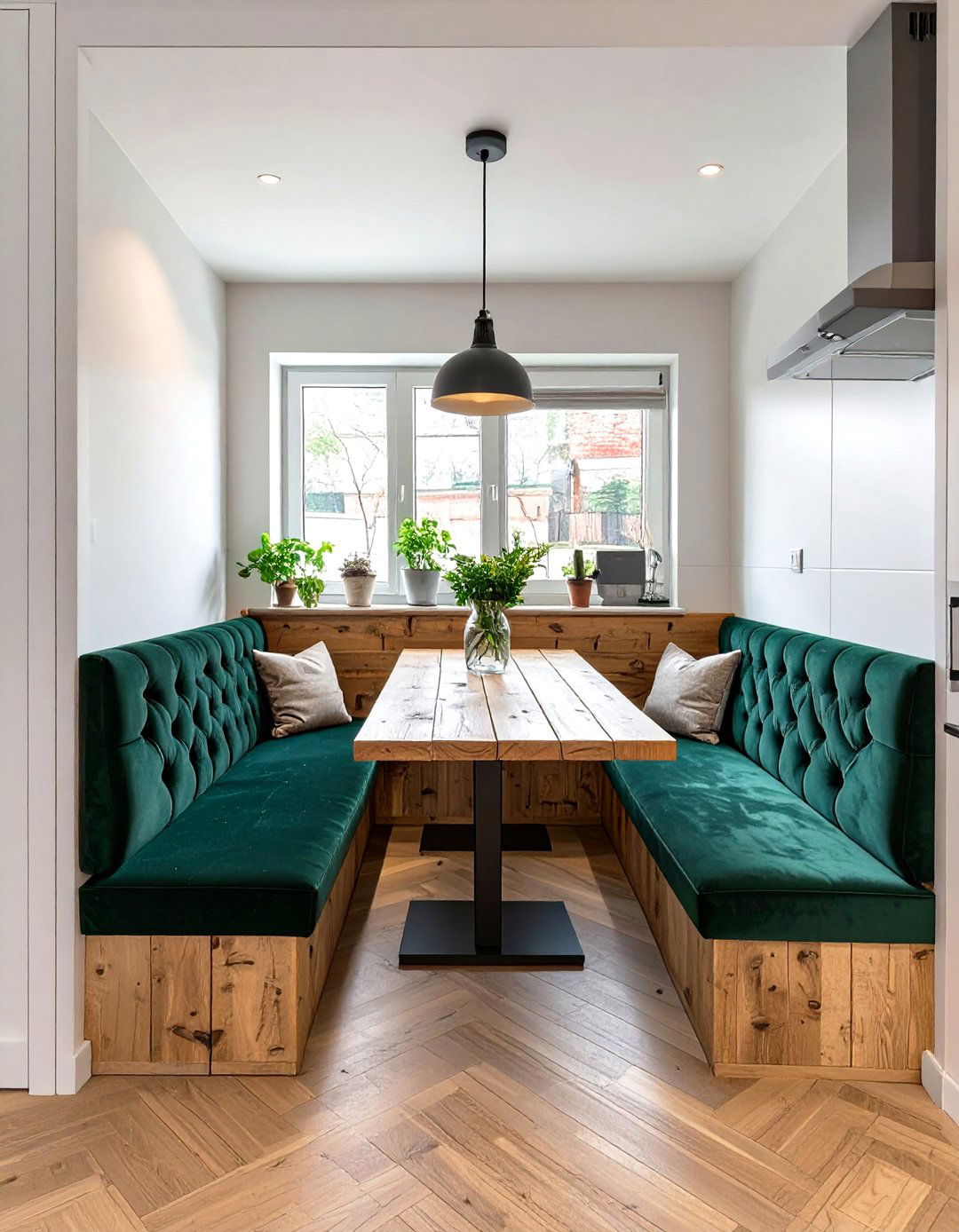Amazing Booth Style Kitchen Table Images