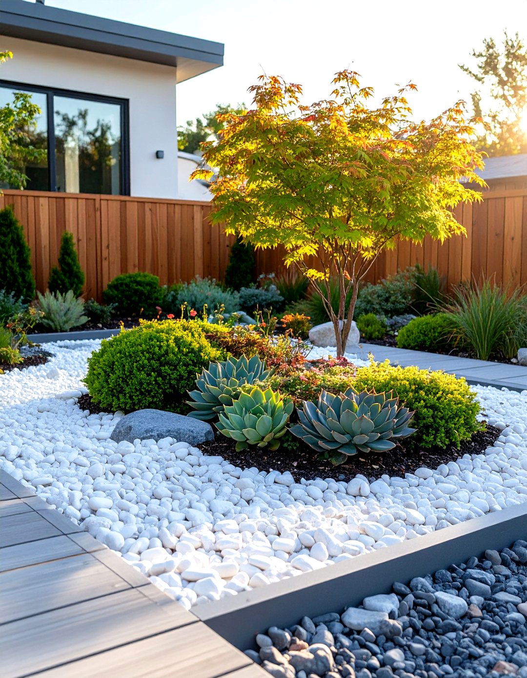 30 Serene River Rock Landscaping Ideas for Your Garden - We Love Home Blog