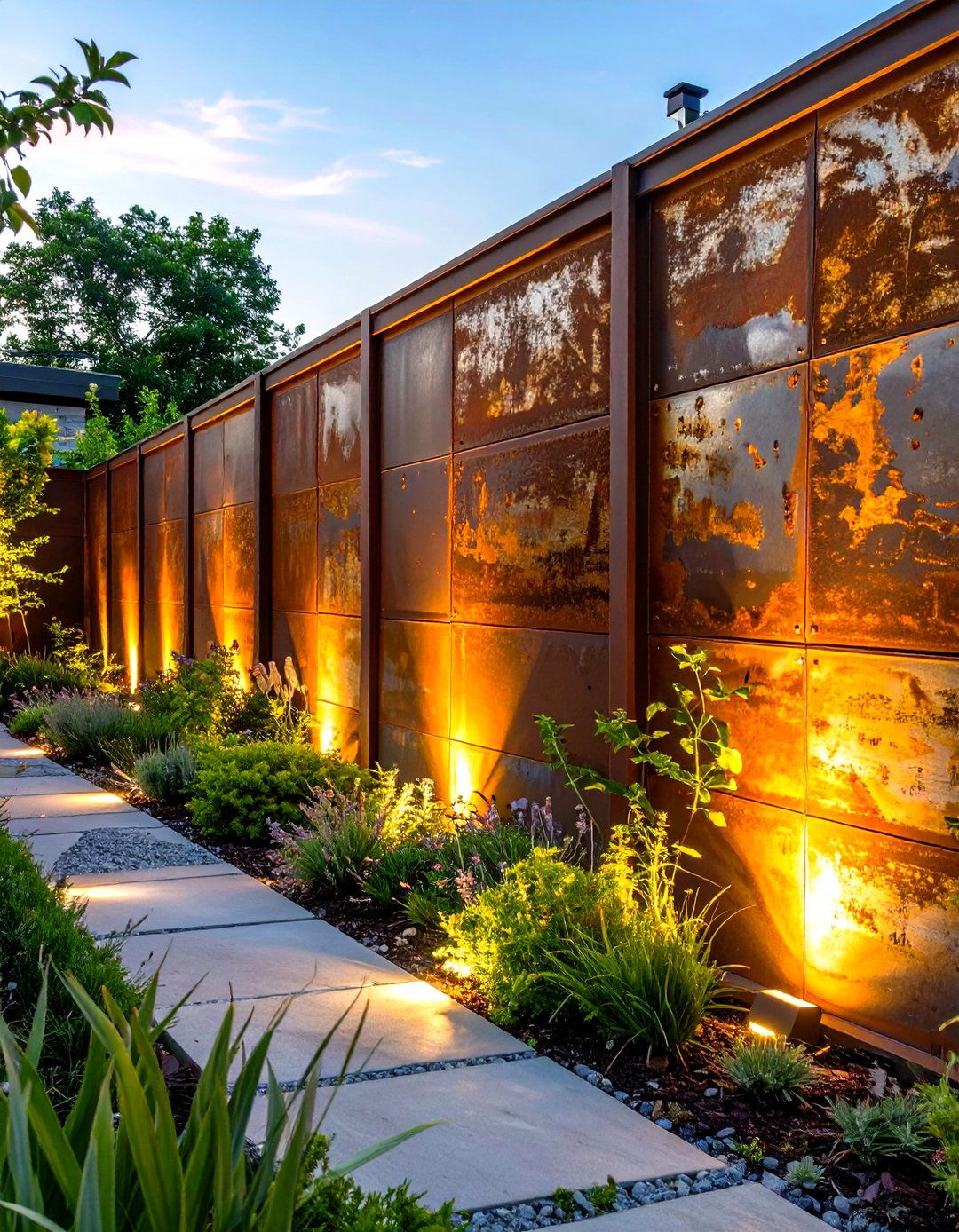 30 Bright Outdoor Fence Lighting Ideas for a Glowy Yard - We Love Home Blog