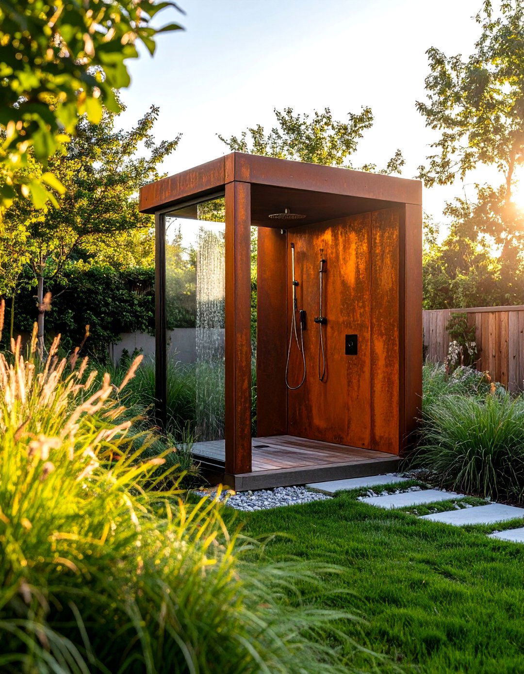 30 Outdoor Shower Enclosure Ideas for Ultimate Privacy - We Love Home Blog