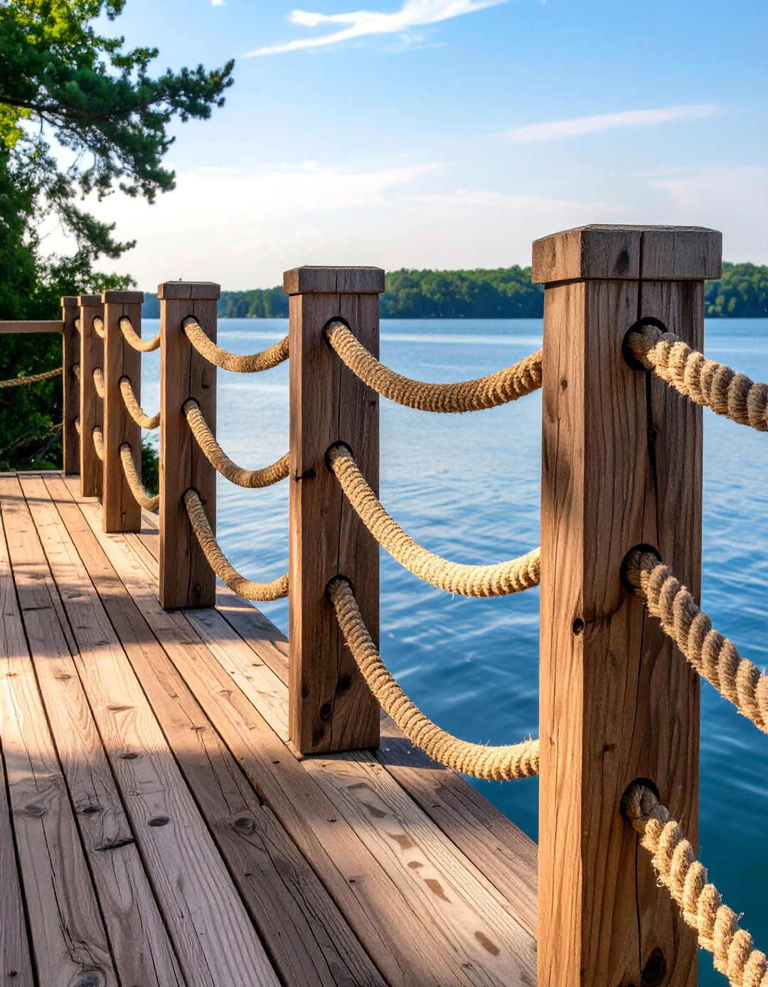 30 Wood Cheap Deck Railing Ideas for Budget Renovation - We Love Home Blog