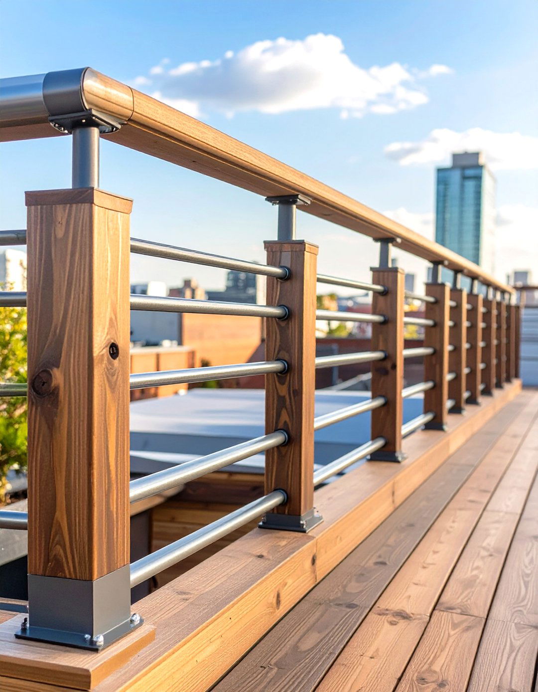 30 Wood Cheap Deck Railing Ideas for Budget Renovation - We Love Home Blog