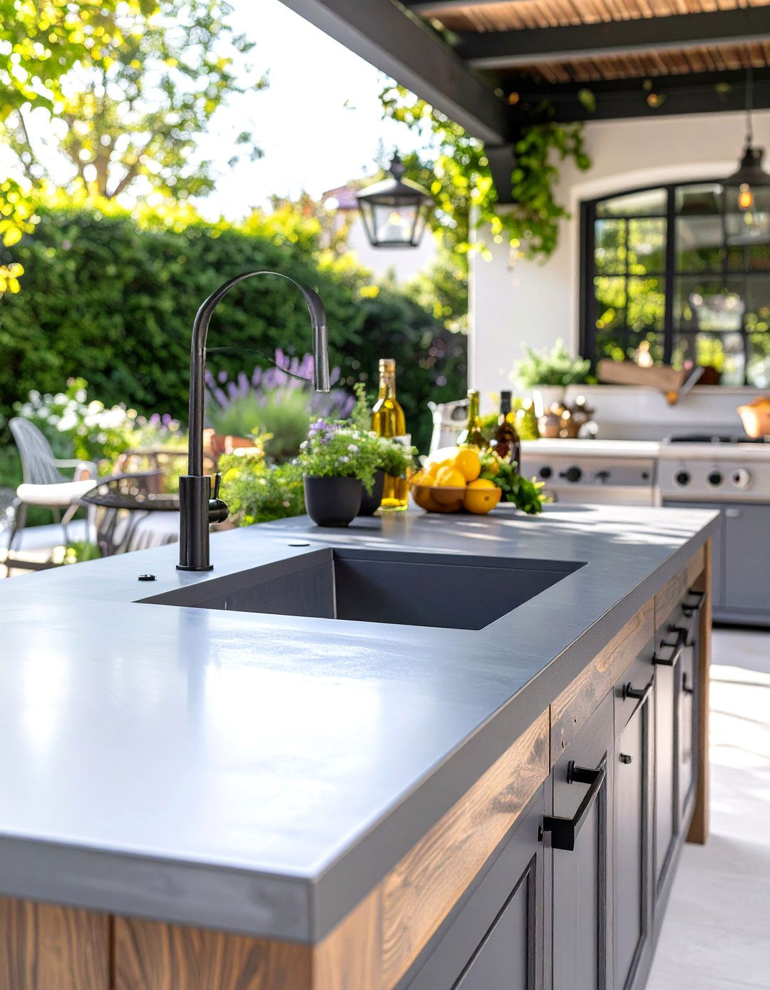 30 Outdoor Kitchen Countertop Ideas for Modern Homes - We Love Home Blog