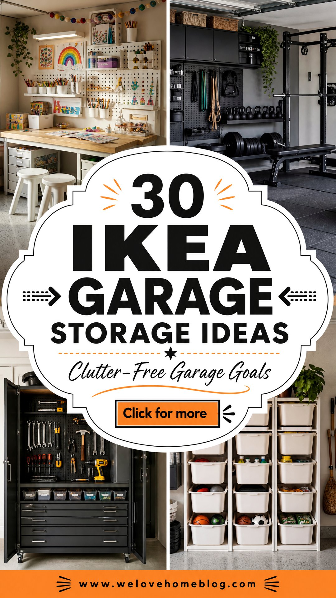 30 IKEA Garage Storage Ideas for a Clutter-Free Space - We Love Home Blog